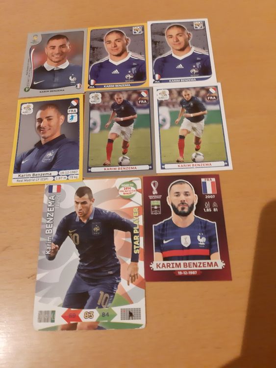 Panini 2022, 2014; EURO 2012 Karim Benzema Set | Kaufen auf Ricardo