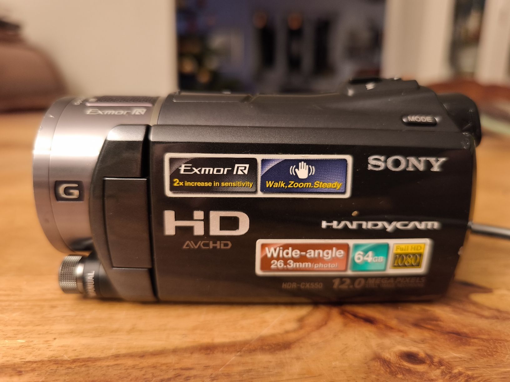 Sony Handycam HDR-CX550 NightShot Full HD inkl. IR-FB (Gebraucht) in ...