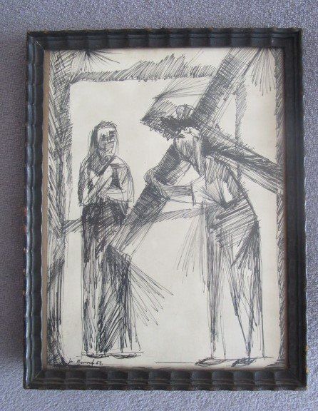 Joseph Beuret 1926-2009 Reussbühl Luzern *Begegnung ... 69* (Gebraucht ...