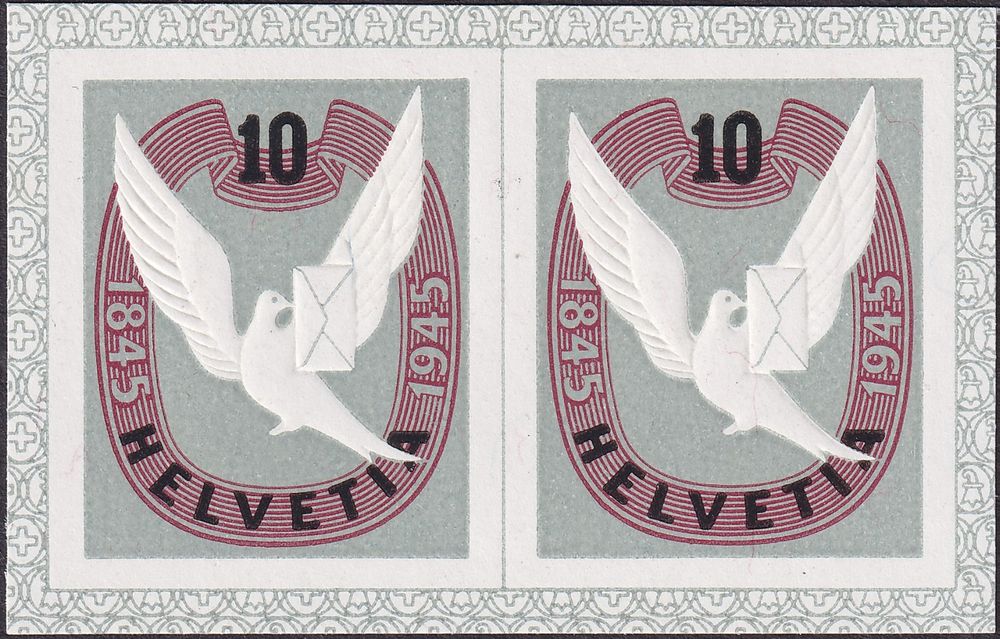 1948, W22 (** postfrisches Paar) tadellos, Kat: 60.-+ (Gebraucht) in ...