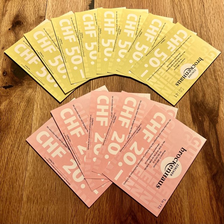 CHF 400 Gutschein Brockenhaus Zürich (Neu und originalverpackt) in Bern für CHF 265 – mit ...