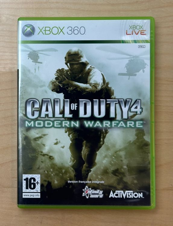 Call of Duty 4 Modern Warfare - XBOX 360 (Gebraucht) in Genève für CHF ...