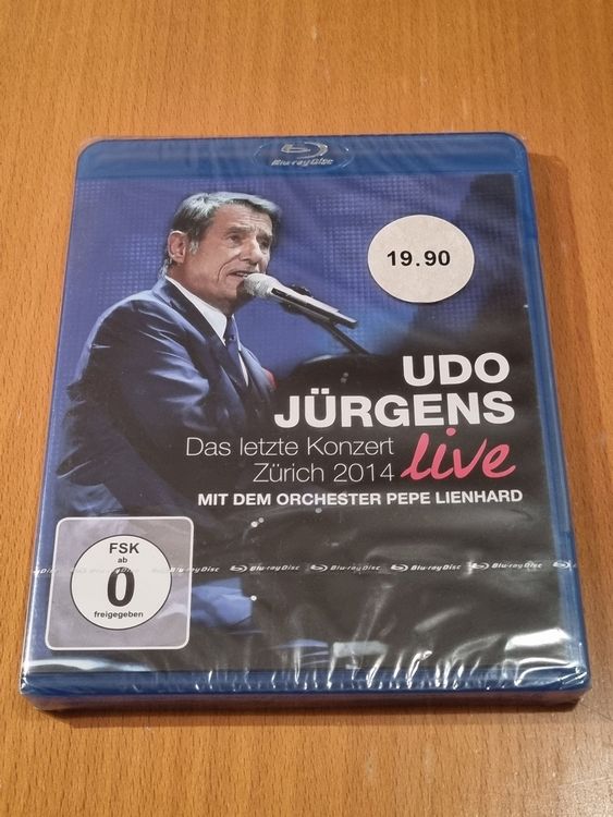 BLU-RAY: Udo Jürgens - Das letzte Konzert: Zürich 2014 - NEU (Neu und ...