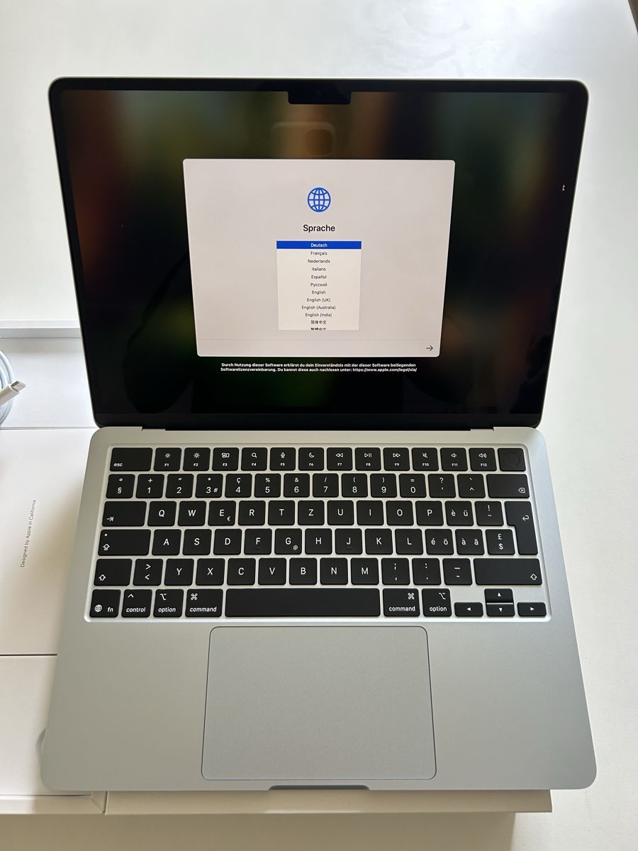 MacBook Air M4 13” – Sky Blue – 16 GB RAM / 512 GB SSD (Neu (gemäss ...