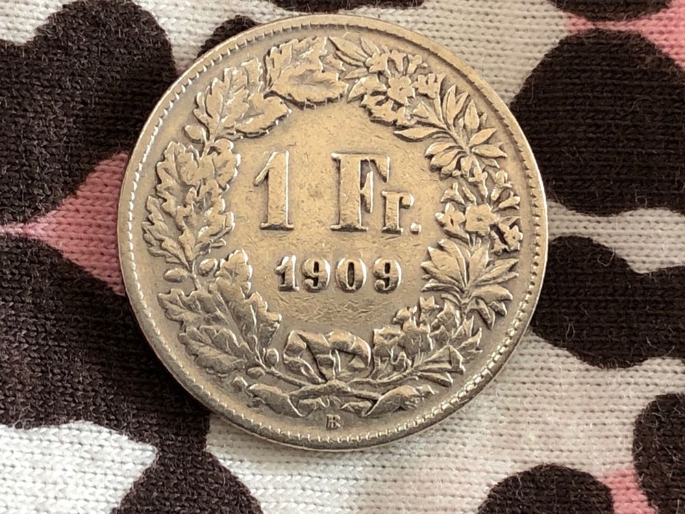 Schweiz 1 Franken 1909 Silber Rar | Kaufen auf Ricardo