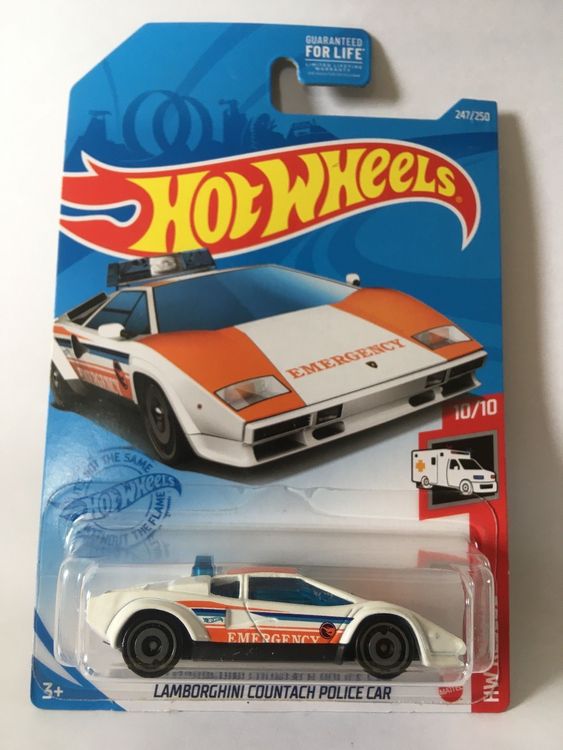 Hot Wheels Lamborghini Countach Police Car (Treasure Hunt) | Comprare ...