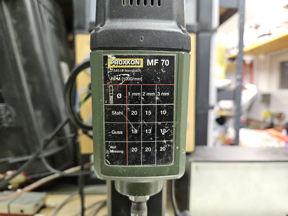 Proxxon Fräsmaschine MF 70 (CNC) (Gebraucht) in Winterthur für CHF 93 – nur Abholung auf Ricardo ...