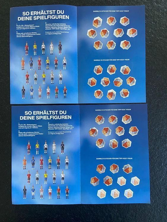 Migros Tipp Kick Mania 35 Sticker | Kaufen auf Ricardo