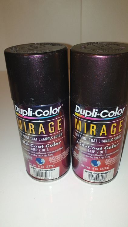 Dupli-Color Mirage Paint, Chamäleon, Flip-Flop Effekt Farben (Gebraucht ...