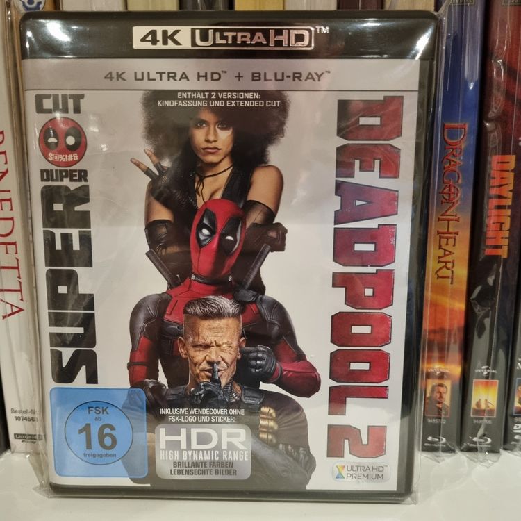 Deadpool 2 [4K Ultra HD und Blu-ray] (Gebraucht) in Bremgarten AG für CHF 10 – mit Lieferung auf ...