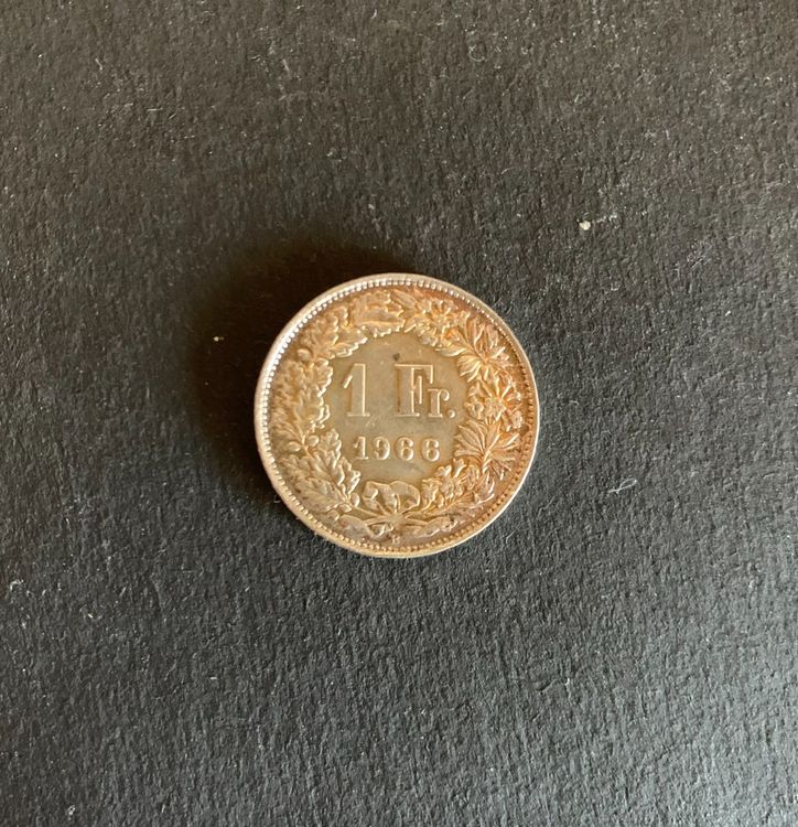 1966 Münze 1 Franken Silber | Kaufen auf Ricardo