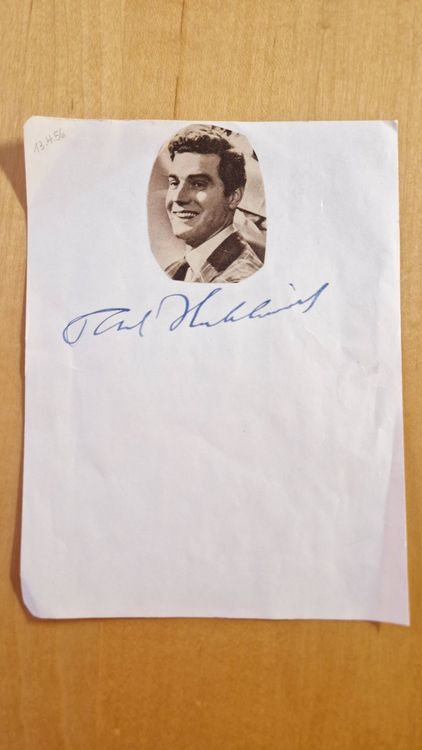 Paul Hubschmid / Hedda Koppé, Original Autogramme (Gebraucht) in ...