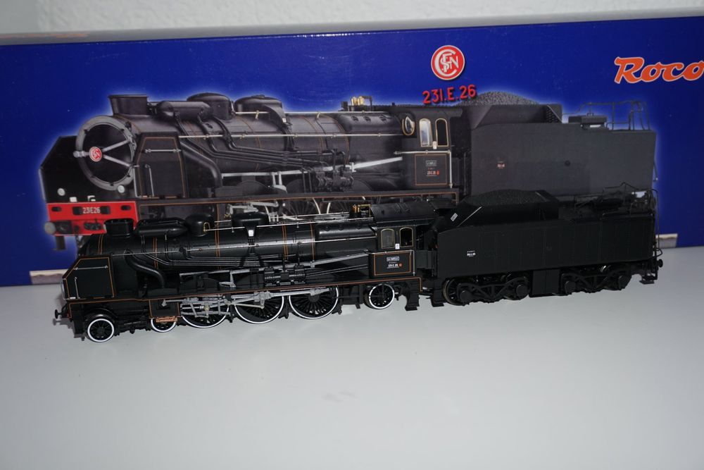 Roco 62302 - SNCF 231.E.26 Dampflok H0/DC (Gebraucht) in Matten b ...