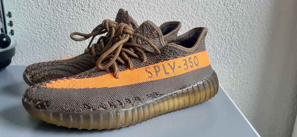 Sneaker Izzy Boost braun / orange Grösse.38.5 / 39 | Kaufen auf Ricardo