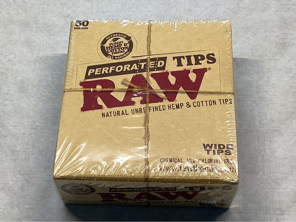 RAW Perforated Wide Tips, 50 Stk. - Neu & OVP! (Neu und ...