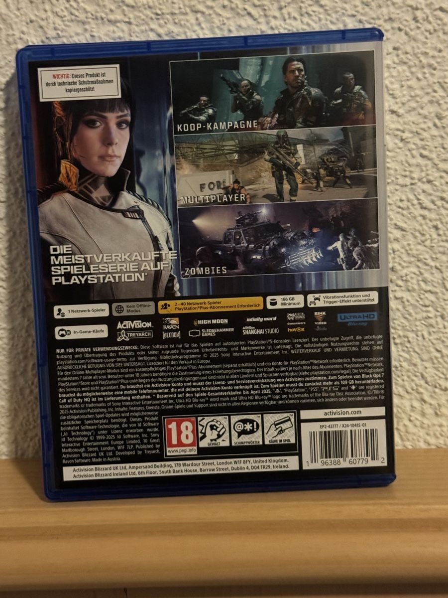 Call of Duty: Black Ops 7 - PS5 Game - Top Zustand! (Neu (gemäss ...