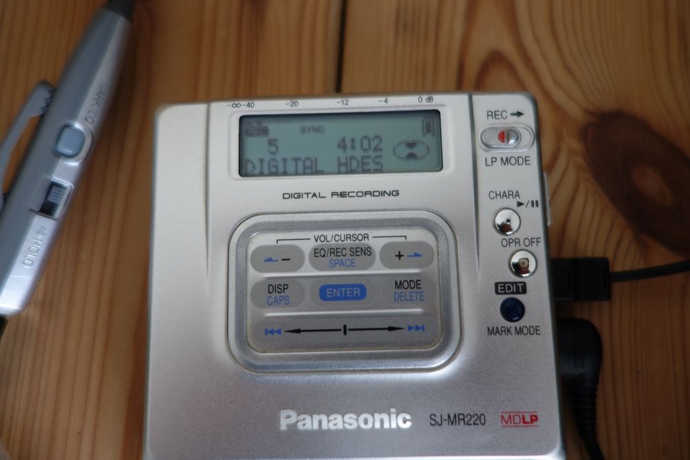 Minidisc Player Panasonic SJ-MR220 (Gebraucht) in Ebnat-Kappel für CHF ...