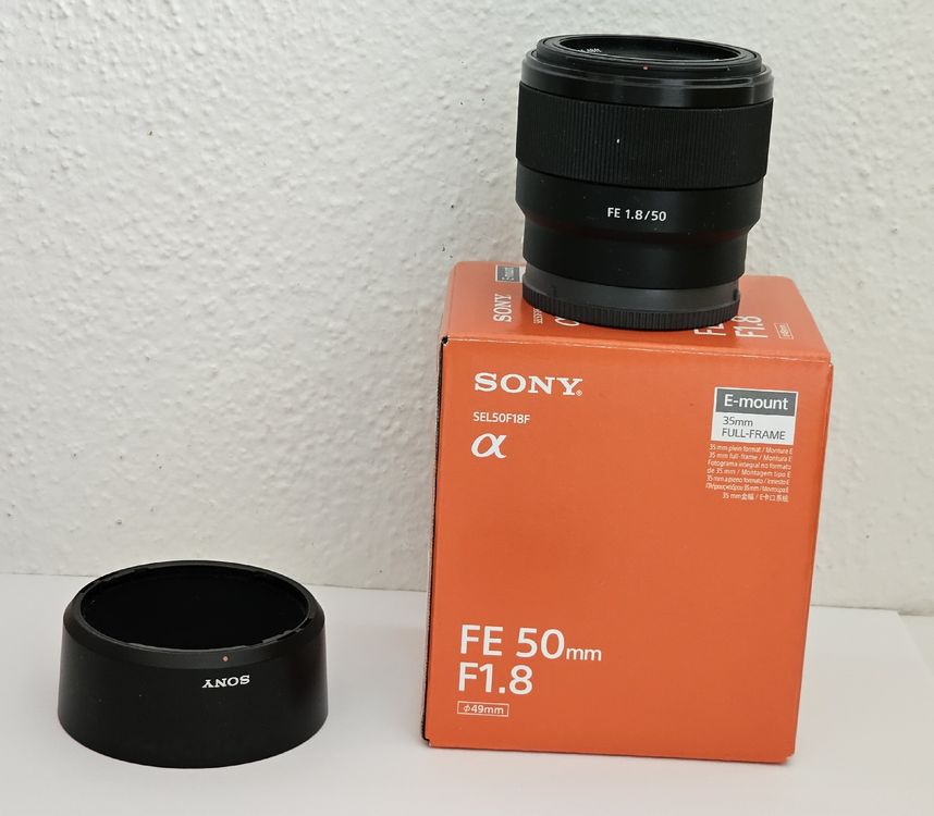 Sony FE 50mm F1.8 (SEL50F18F)mit Autofokus (Neu (gemäss Beschreibung ...