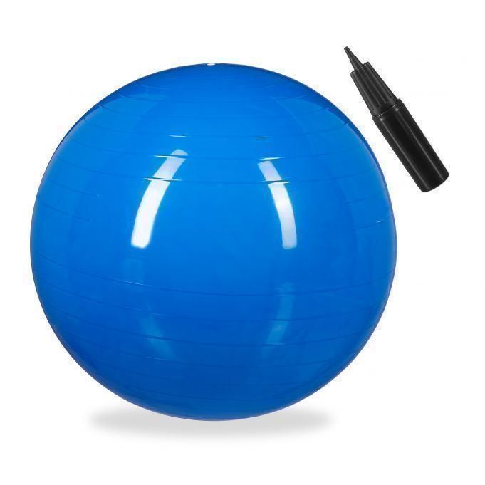 GYMNASTIKBALL, SITZBALL 65 cm BLAU (Neu und originalverpackt) in ...
