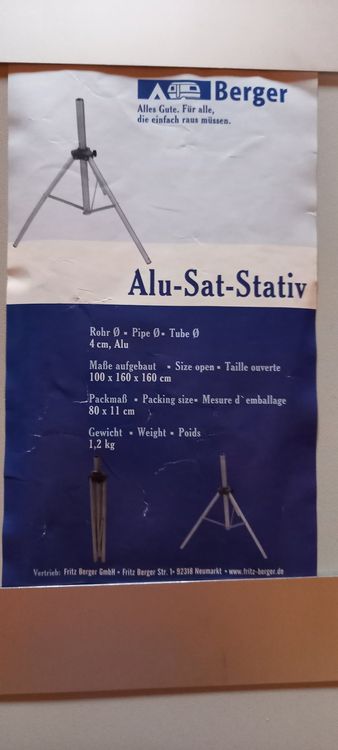 Satellitenschüssel mit Statif | Kaufen auf Ricardo
