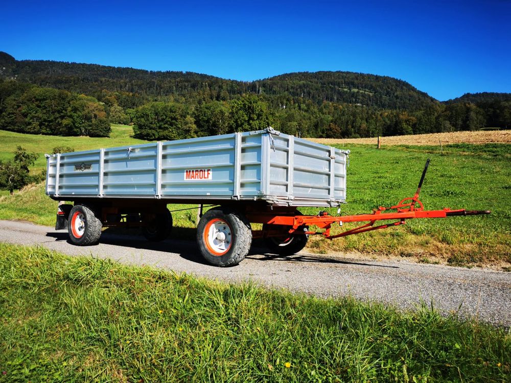 Marolf, 2-Achs Anhänger, Pneuwagen, 4 Rad Wagen (Gebraucht) in Matzendorf für CHF 2750 – nur ...