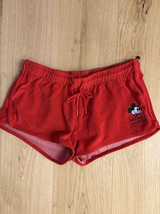 Disney Mickey Mouse Shorts, M, Rot, Top Zustand (Gebraucht) in St ...