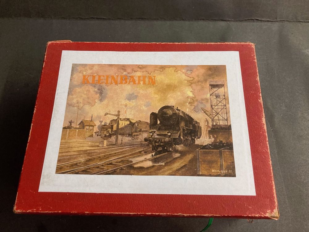 Kleinbahn Schachtel mit Zug, Trafo, Schienen, Weichen (Gebraucht) in ...