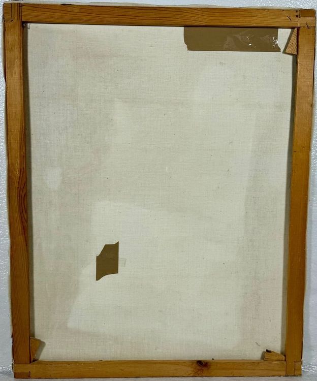 KÜNSTLER ? UNLESERLICH SIGNIERT OELGEMÄLDE AUF LEINWAND | Kaufen auf Ricardo