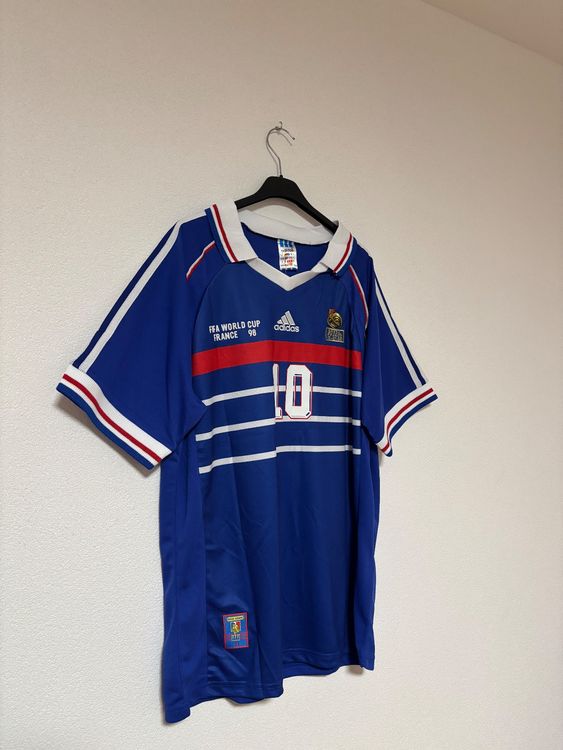 Maillot Zidane – France – Coupe du Monde 1998 – Taille XL (Neuf (Voir description)) à Riddes ...