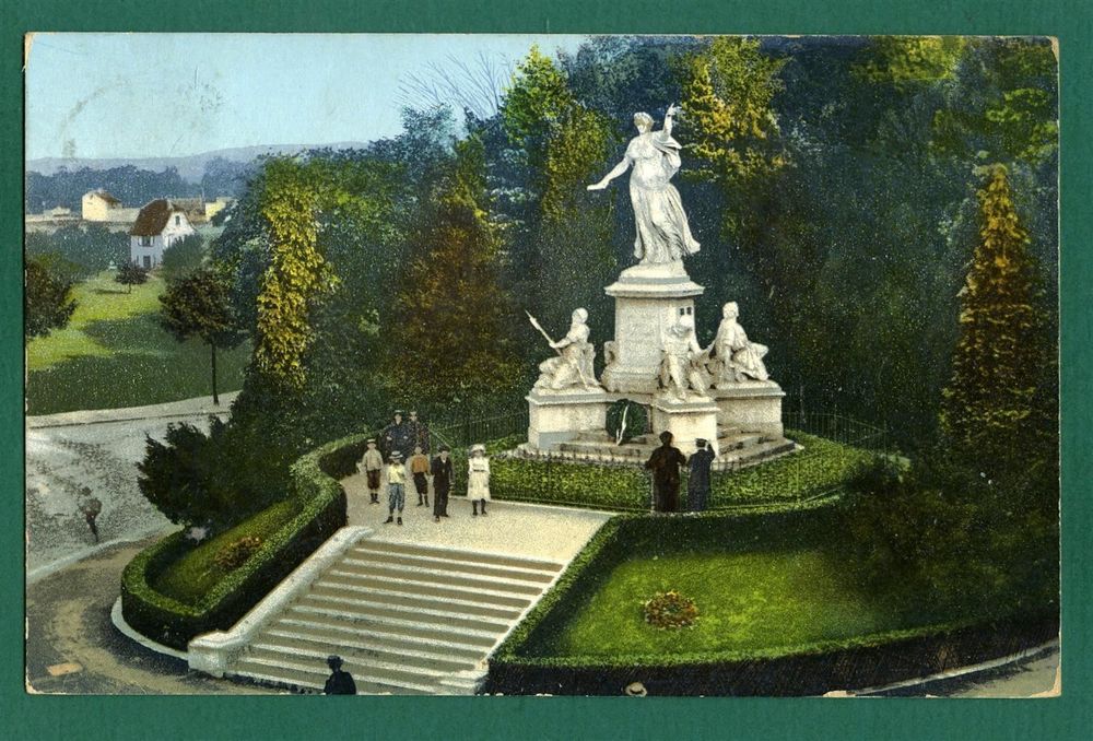 Basel, St. Jakobsdenkmal, belebt, 1909 (Gebraucht) in Sargans für CHF 1 – mit Lieferung auf ...