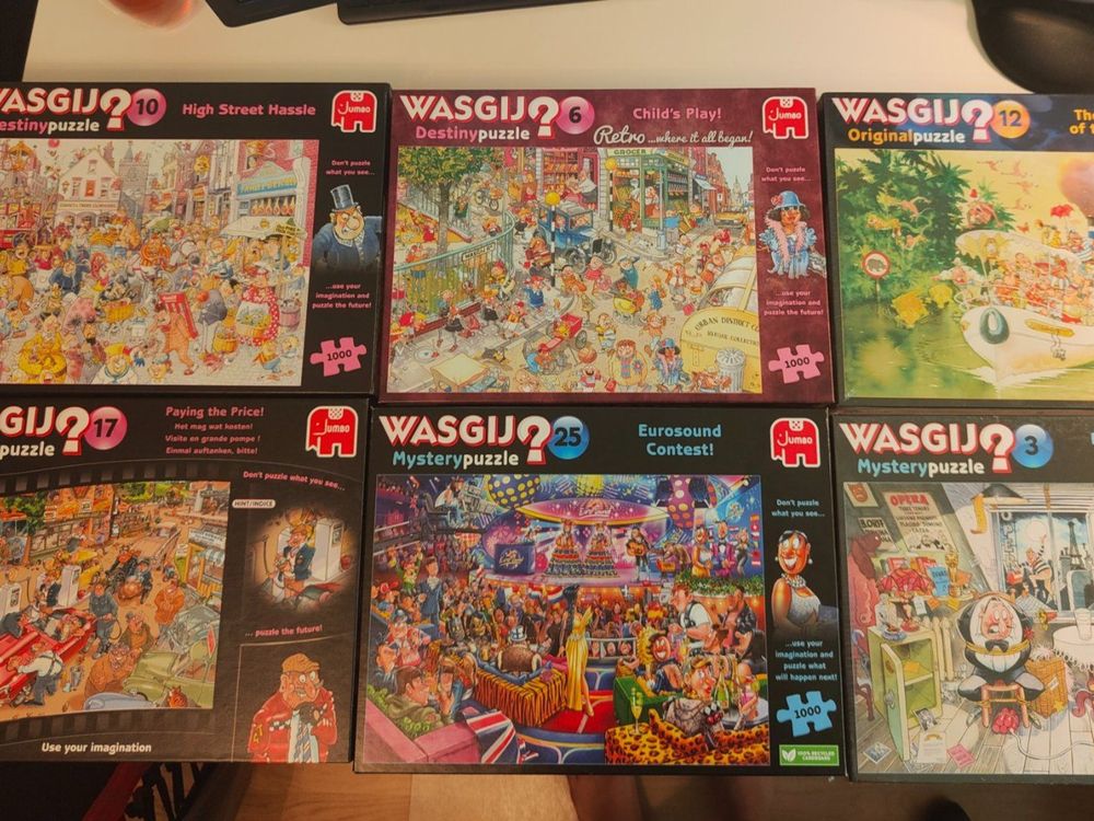 6 Puzzles von WASGIJ (2 komplett NEU) | Kaufen auf Ricardo