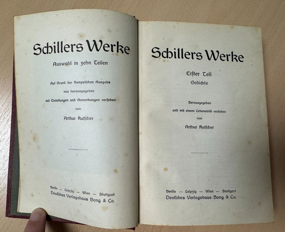 Schiller's Werke 4-teilig Goldene Klassiker-Bibliothek | Kaufen auf Ricardo