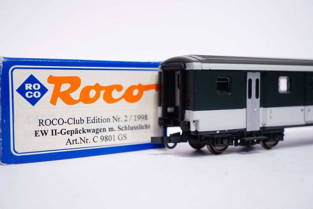 8å Roco C9801 GS EW II Gepäckwagen mit Schlusslicht (D'occasion) à Thun ...