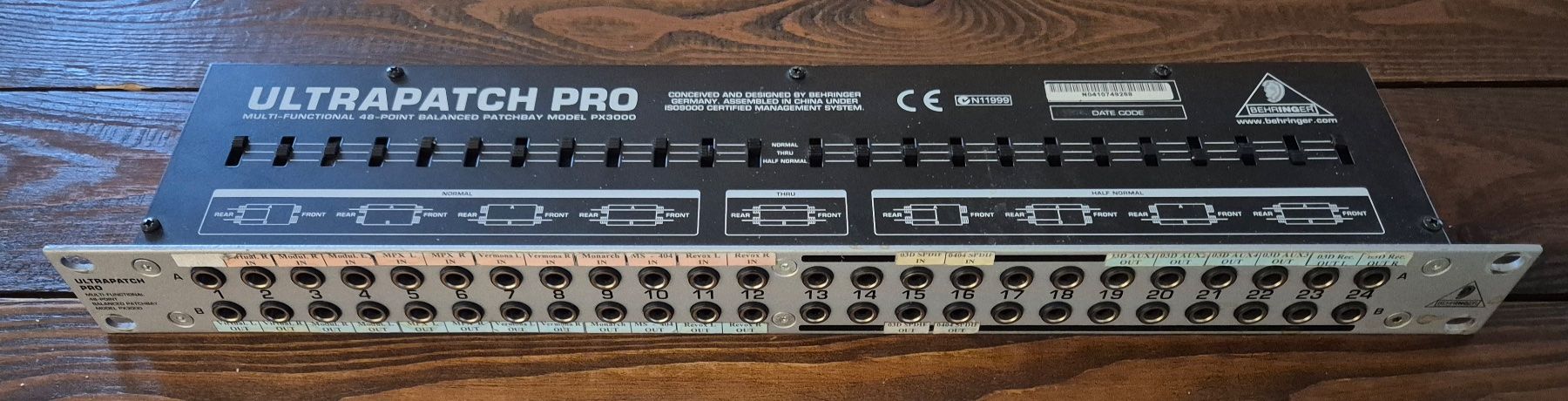 Patchbay Ultrapatch Model PX 3000 (Gebraucht) in Schliern b. Köniz für ...
