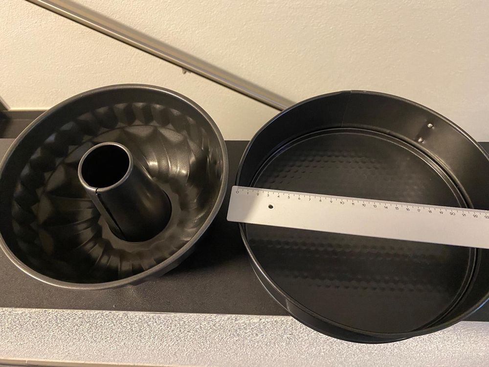 2x Backformen Gugelhopf & Springform 26cm für Kuchen 🍰🧁 (Neu (gemäss ...