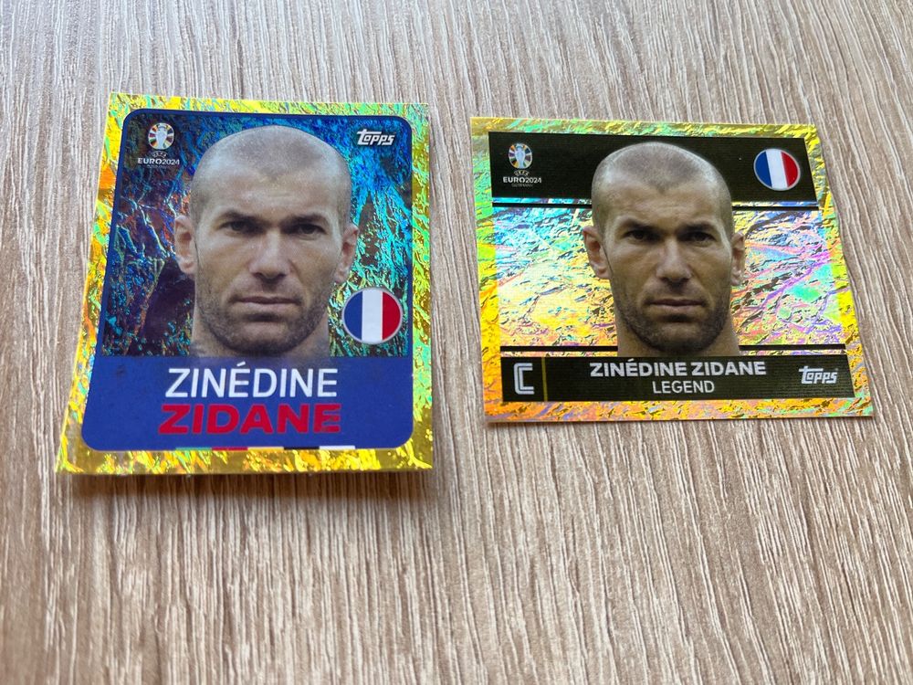 Topps Euro 2024 Zidane leg 8 / Fra 2 gor Gold | Kaufen auf Ricardo