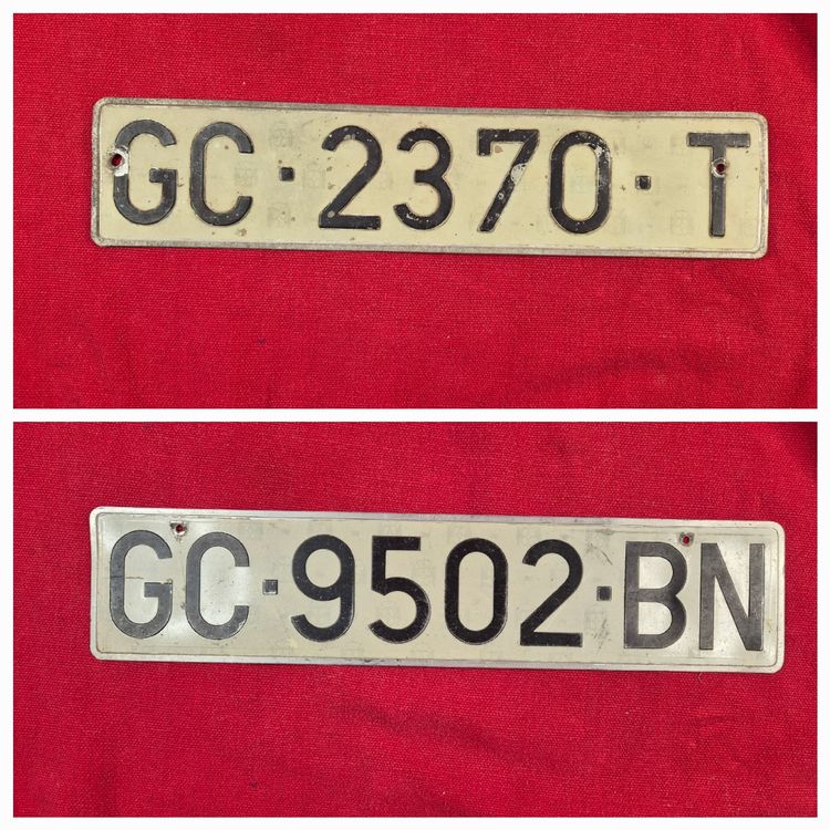 2x Alte Autonummernschilder (Gebraucht) in Winterthur für CHF 1 – mit ...