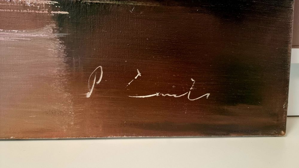 Original Oelgemälde , Leinwand auf Keilrahmen von P. Conti (Gebraucht ...