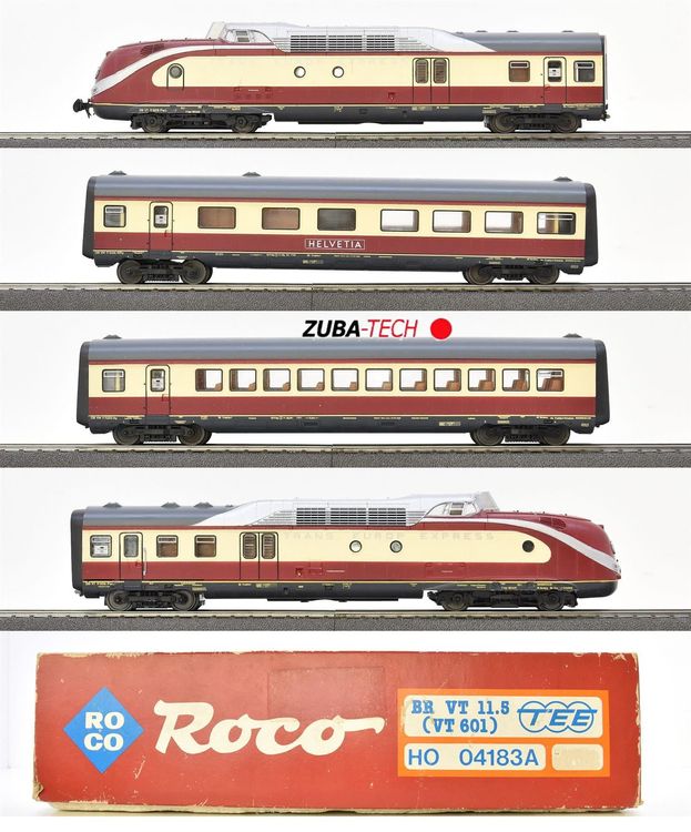 Roco 4183A Dieseltriebzug 4tlg TEE H0 GS (D'occasion) à pour CHF 48 ...