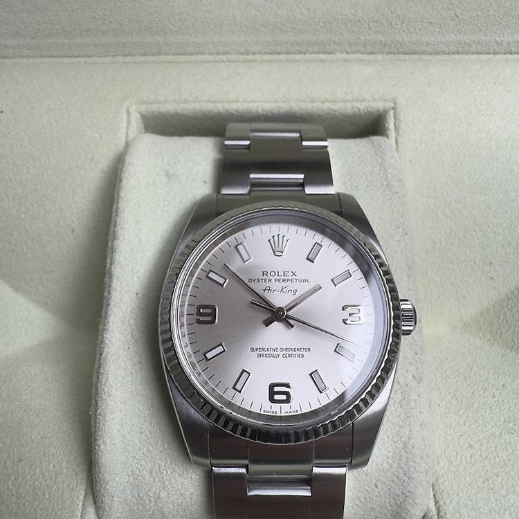 Rolex Air-King Oyster Perpetual, Top Zustand, frisch ab S... (Gebraucht ...