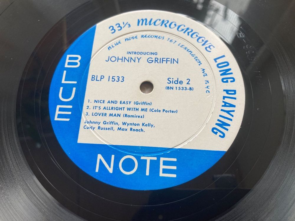 Blue Note Album BLP 1533 Introducing Johnny Griffin MONO (Gebraucht) in ...