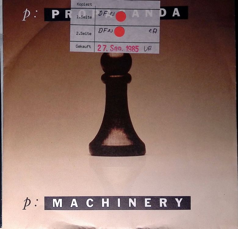 Propaganda – P: Machinery Single 7 (Gebraucht) in Russo für CHF 4 – mit ...