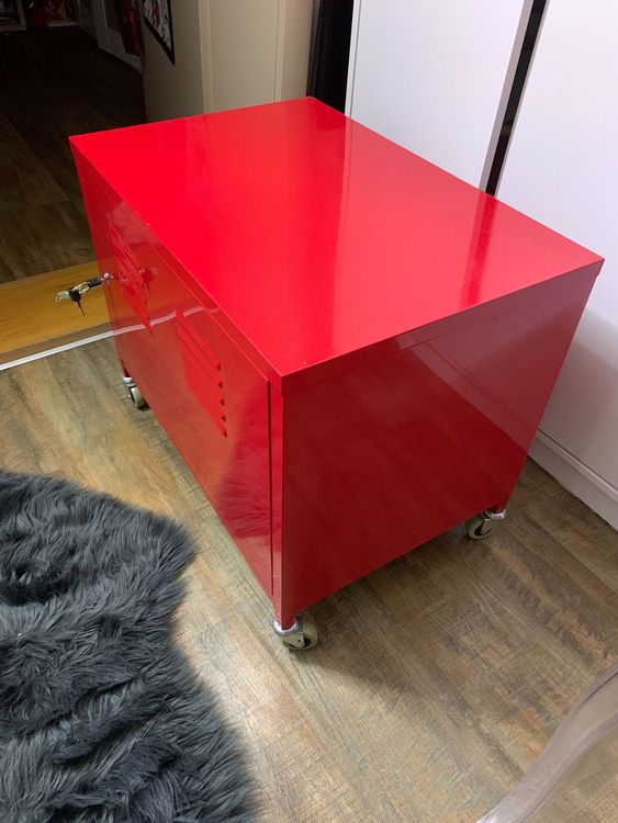 Rollcontainer Ikea rot | Kaufen auf Ricardo