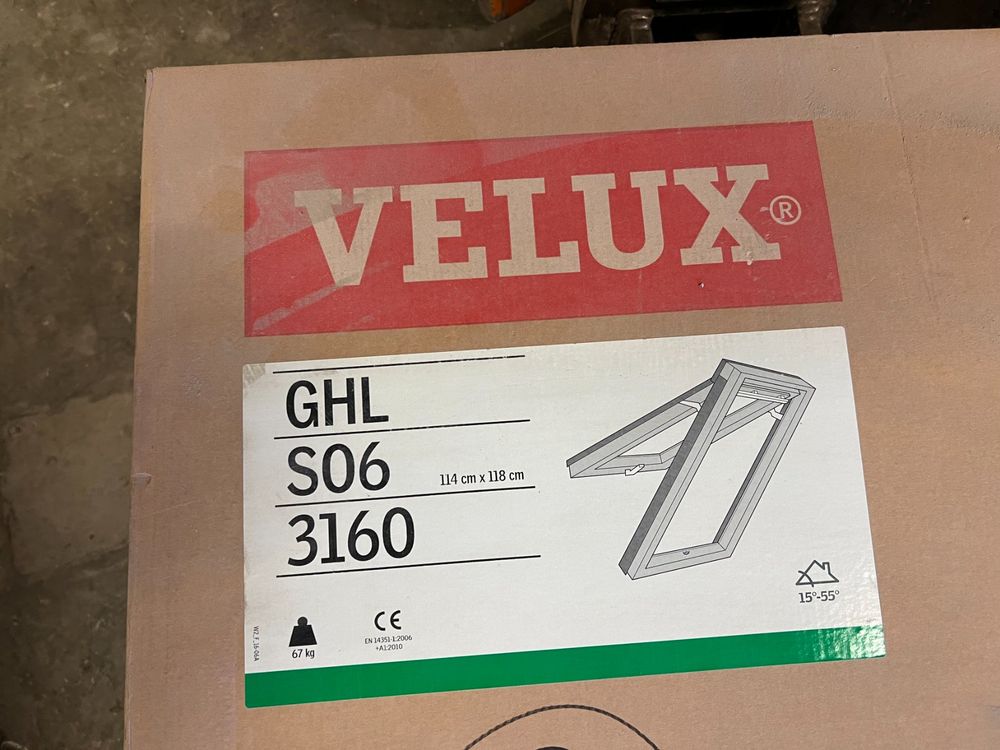 Velux Dachfenster GHL S06 114x118cm komplett mit Eindeckrahm | Kaufen ...