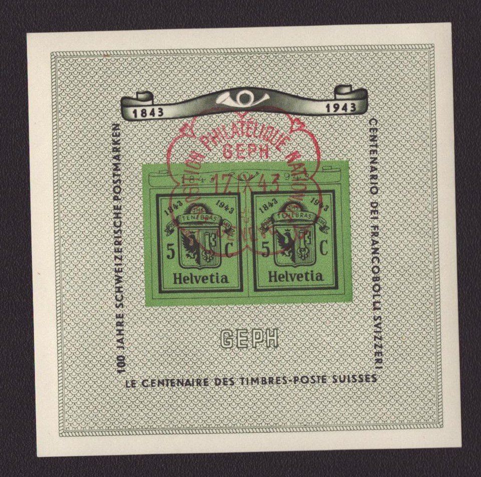 1943 W18 oblitération ET (D'occasion) à Delémont pour CHF 6 – avec ...