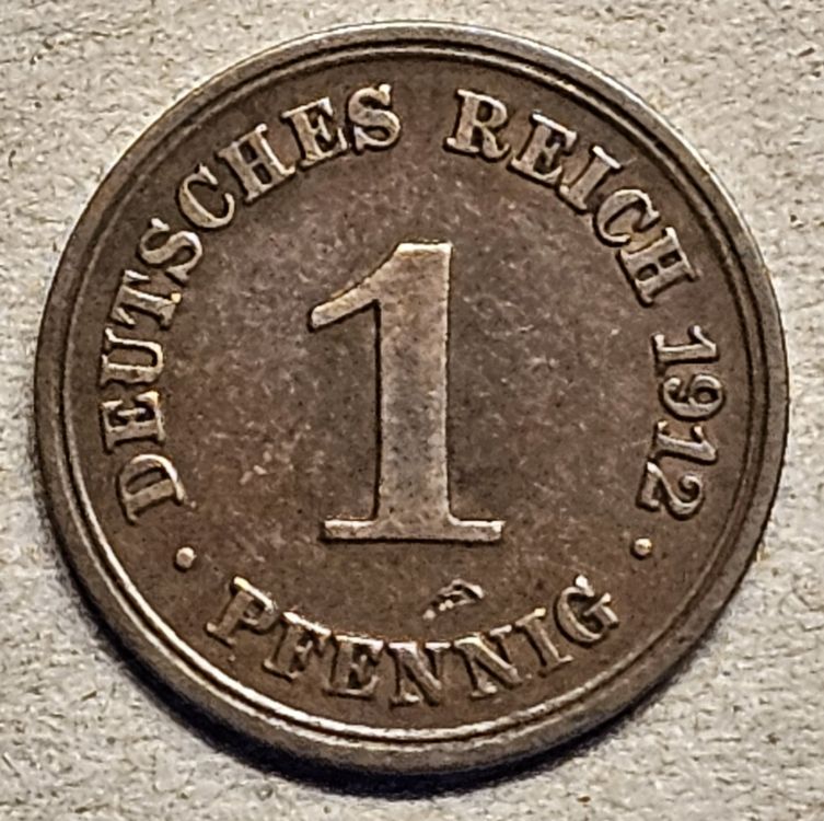 Allemagne - 1912 E - 1 pfennig (cuivre) | Kaufen auf Ricardo