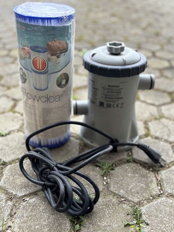 Intex Kristal Clear Poolpumpe mit 3 Filtern Fabrikneu 30W (Neu (gemäss ...