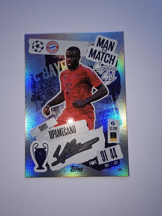 Match Attax Upamecano FC Bayern München Topps (Neu und originalverpackt ...