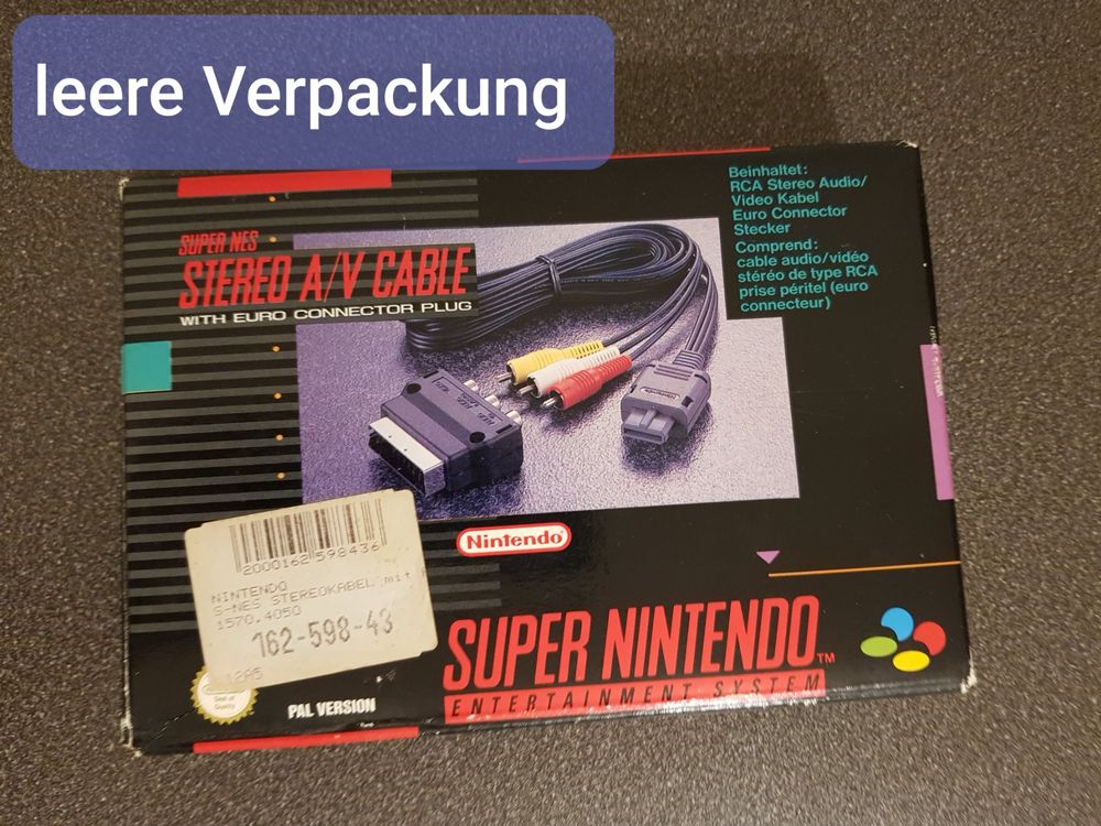Super Nintendo leere Verpackung (Gebraucht) in Münchenstein für CHF 1 – mit Lieferung auf ...