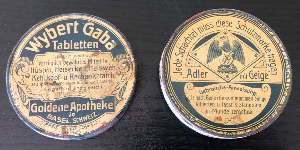 Dose WYBERT GABA Runddose Büchse selten Sammler Deko (Gebraucht) in ...